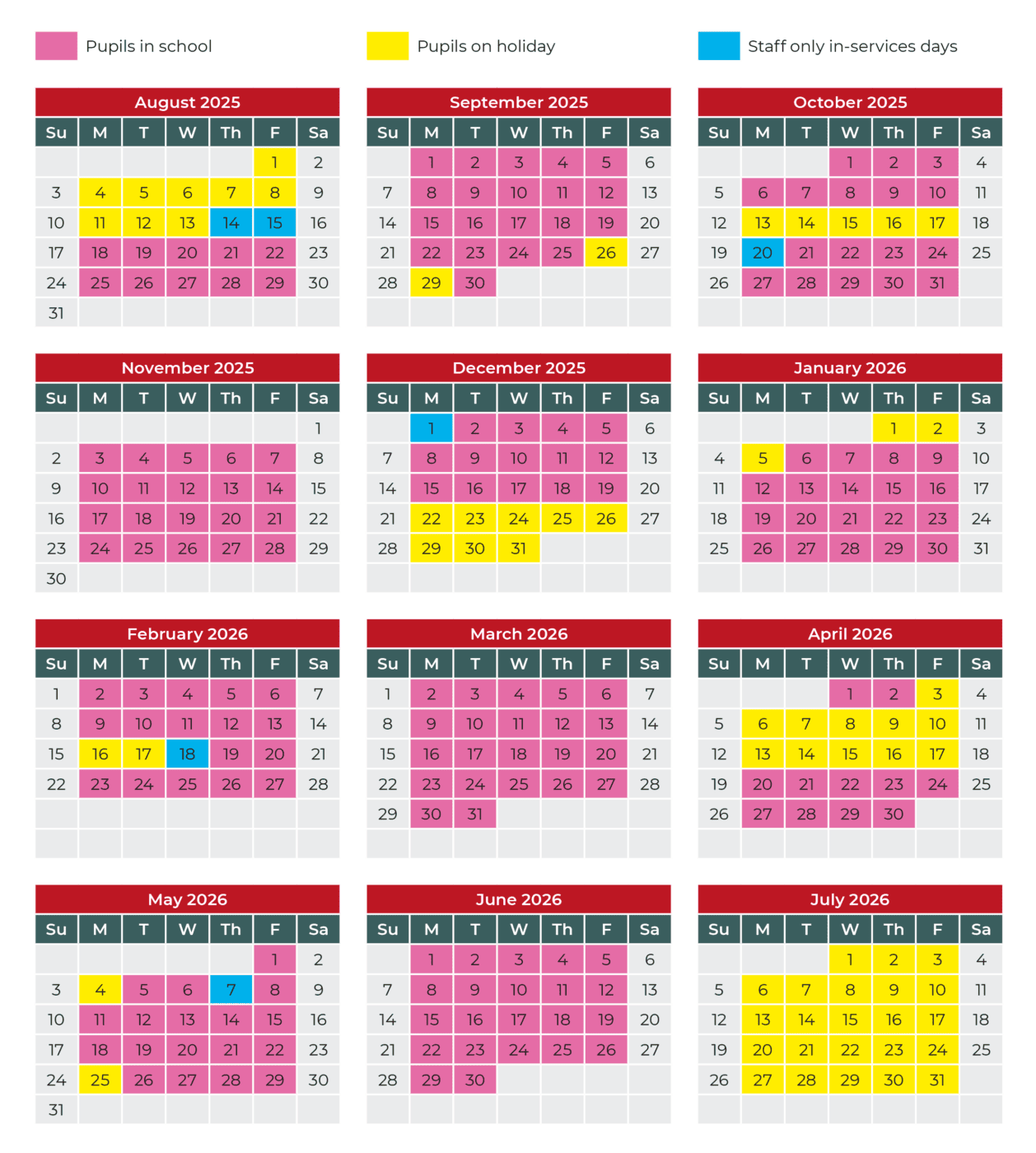 Term Dates - Mirren Park School